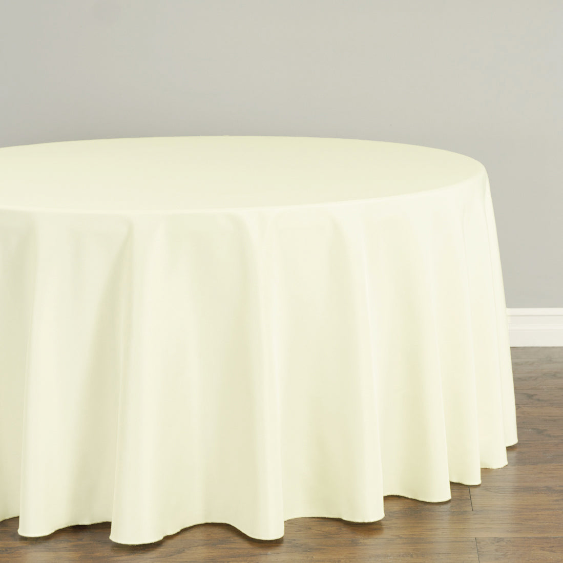 120 In. Round Polyester Tablecloth (20 Colors) — LinenTablecloth