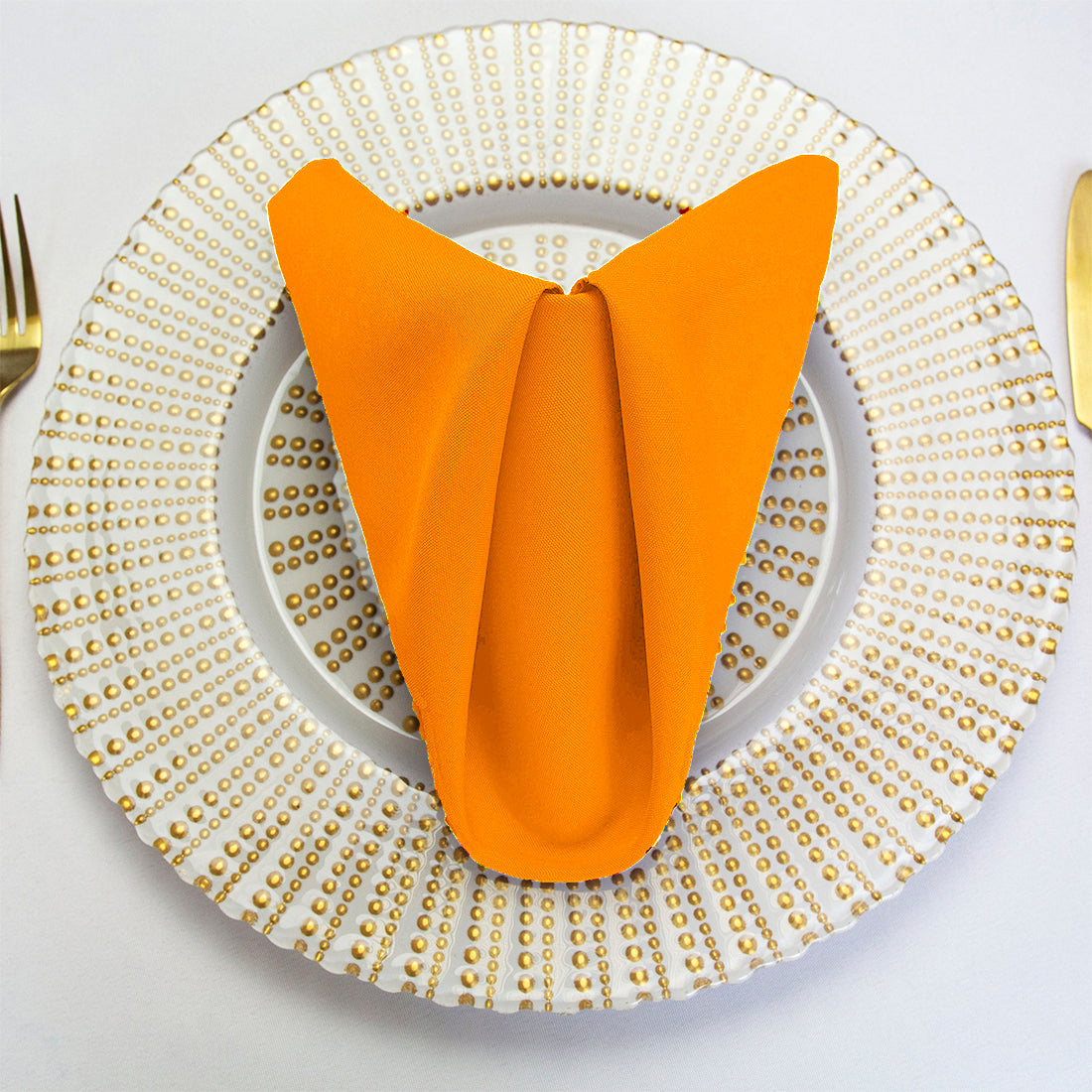 20 in. Polyester Napkins (1 Dozen) - 20 Colors – LinenTablecloth