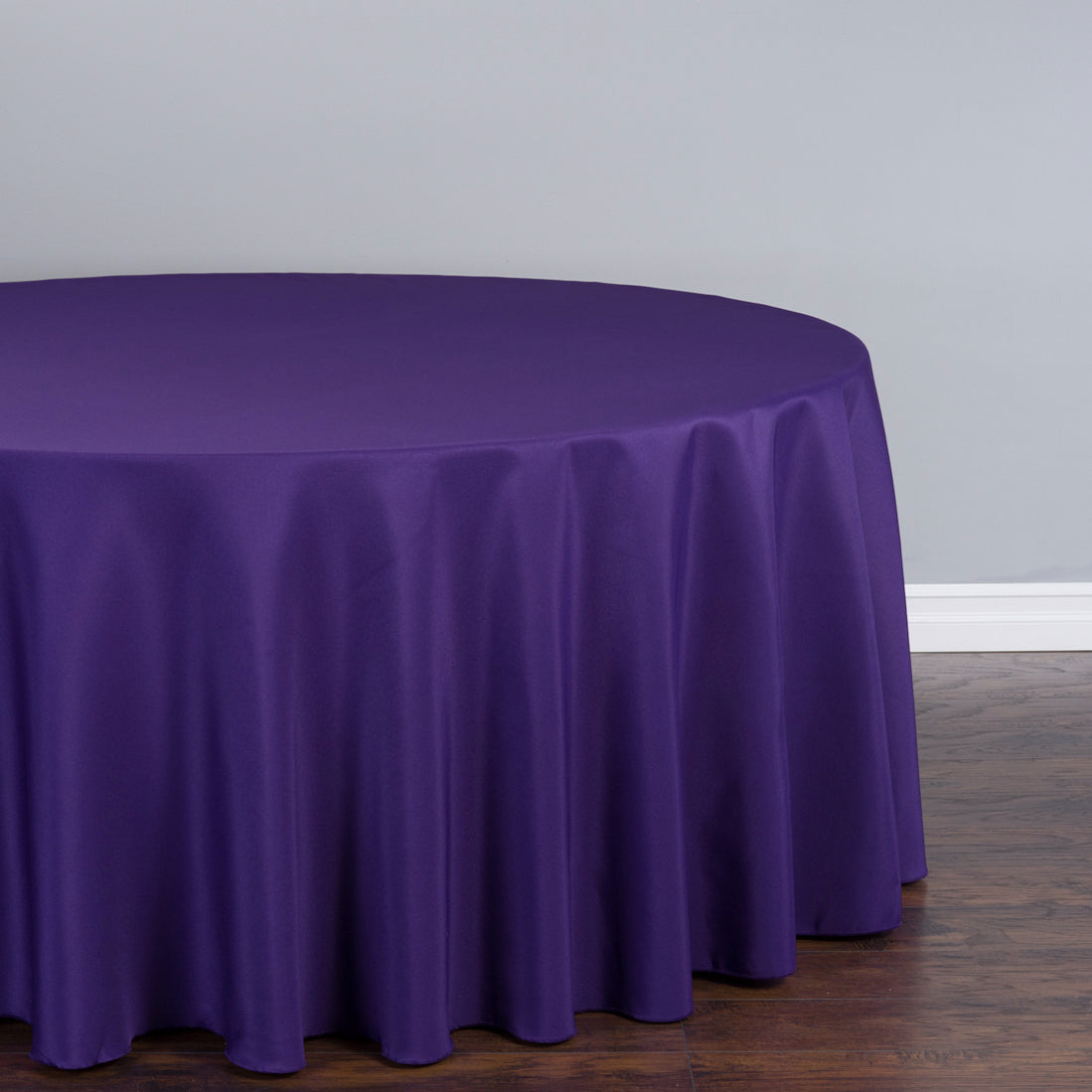 120 In. Round Polyester Tablecloth (20 Colors) — LinenTablecloth