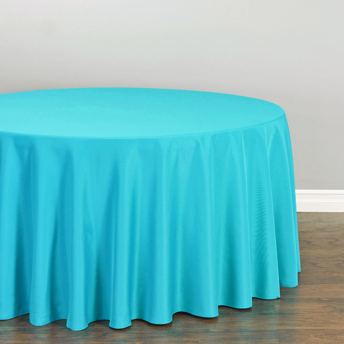 120 In. Round Polyester Tablecloth (20 Colors) — LinenTablecloth