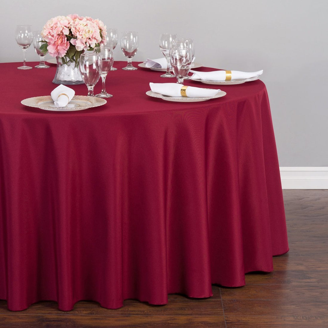 120 in. Round Tablecloths — LinenTablecloth