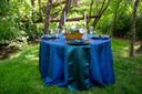 132 in. Round Shantung Silk Tablecloth (7 Colors) – LinenTablecloth