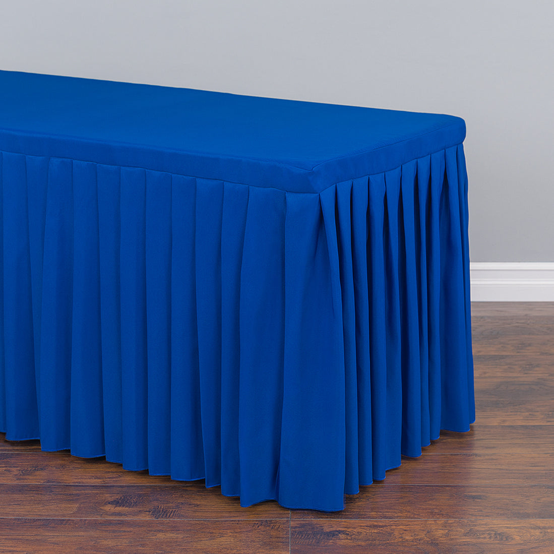 6 ft. Fitted Table Skirt (7 Colors) — LinenTablecloth