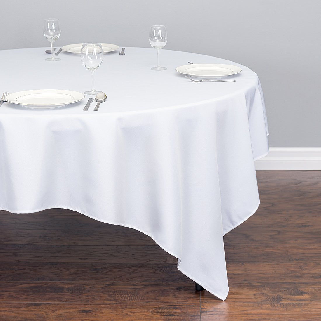 85 in. Square Polyester Tablecloth (20 Colors) — LinenTablecloth