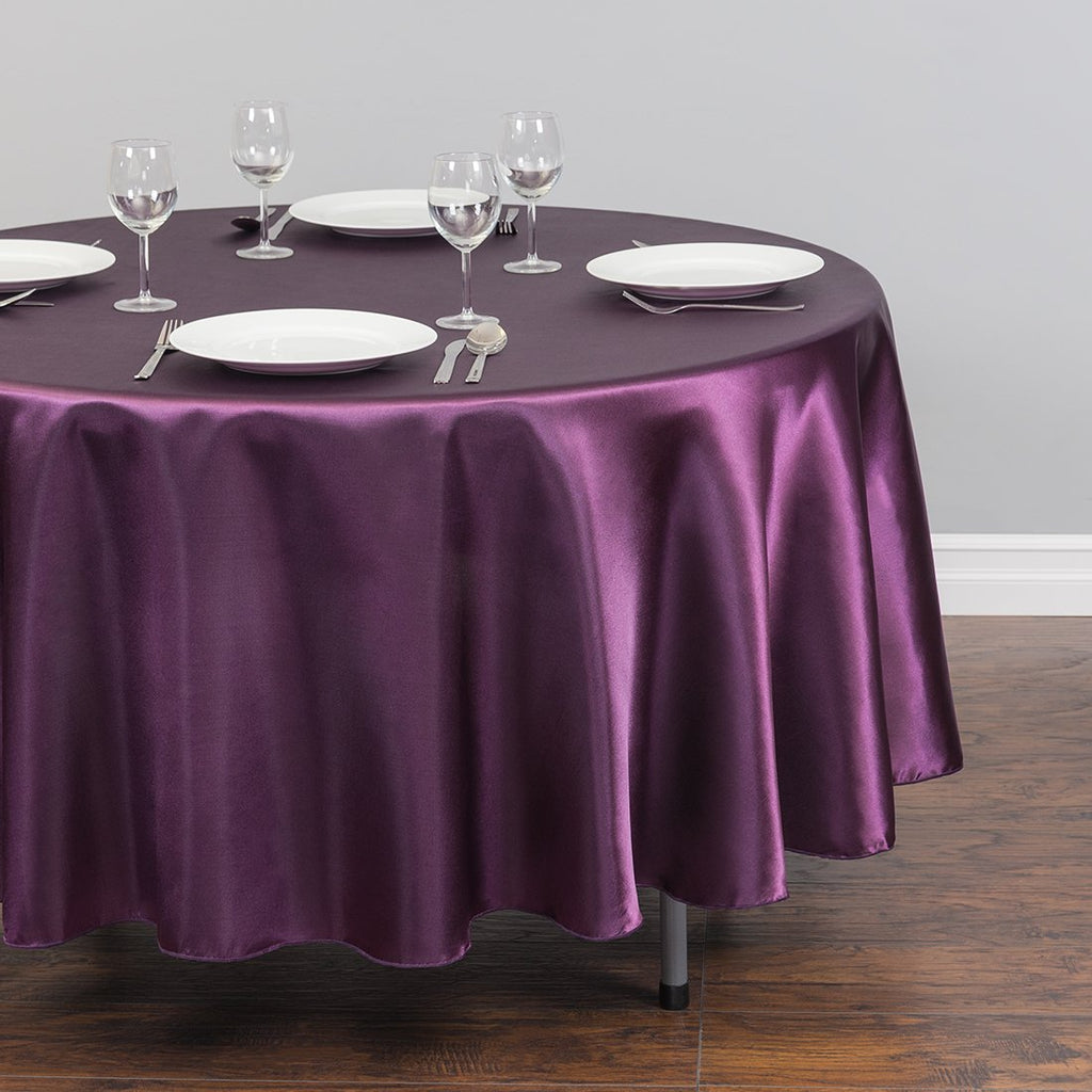 90 in. Round Tablecloths — LinenTablecloth